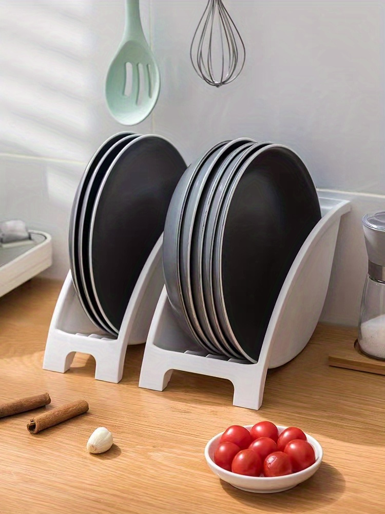 1pc Plate Storage And Finishing Rack, Tableware Dinner Plate Rack for ...