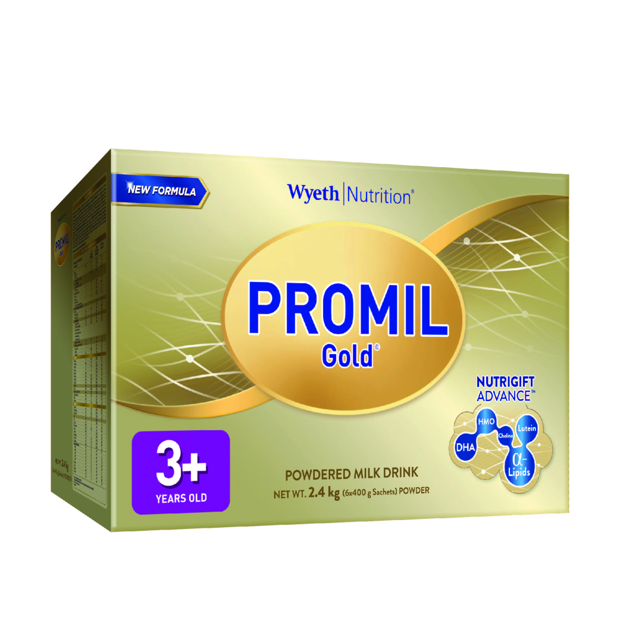 PROMIL GOLD FOUR Powdered Milk Drink for Over 3 years Old Box 2.4kg ...