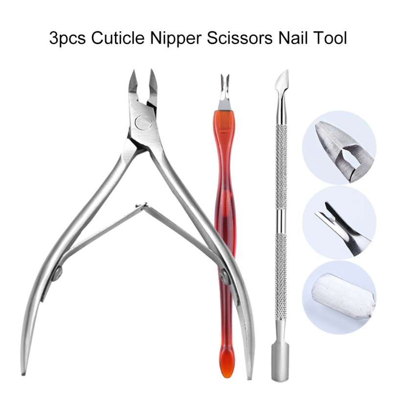 3pcs Set Nail Cutter Manicure Plier Cuticle Nipper Set and Nail and ...