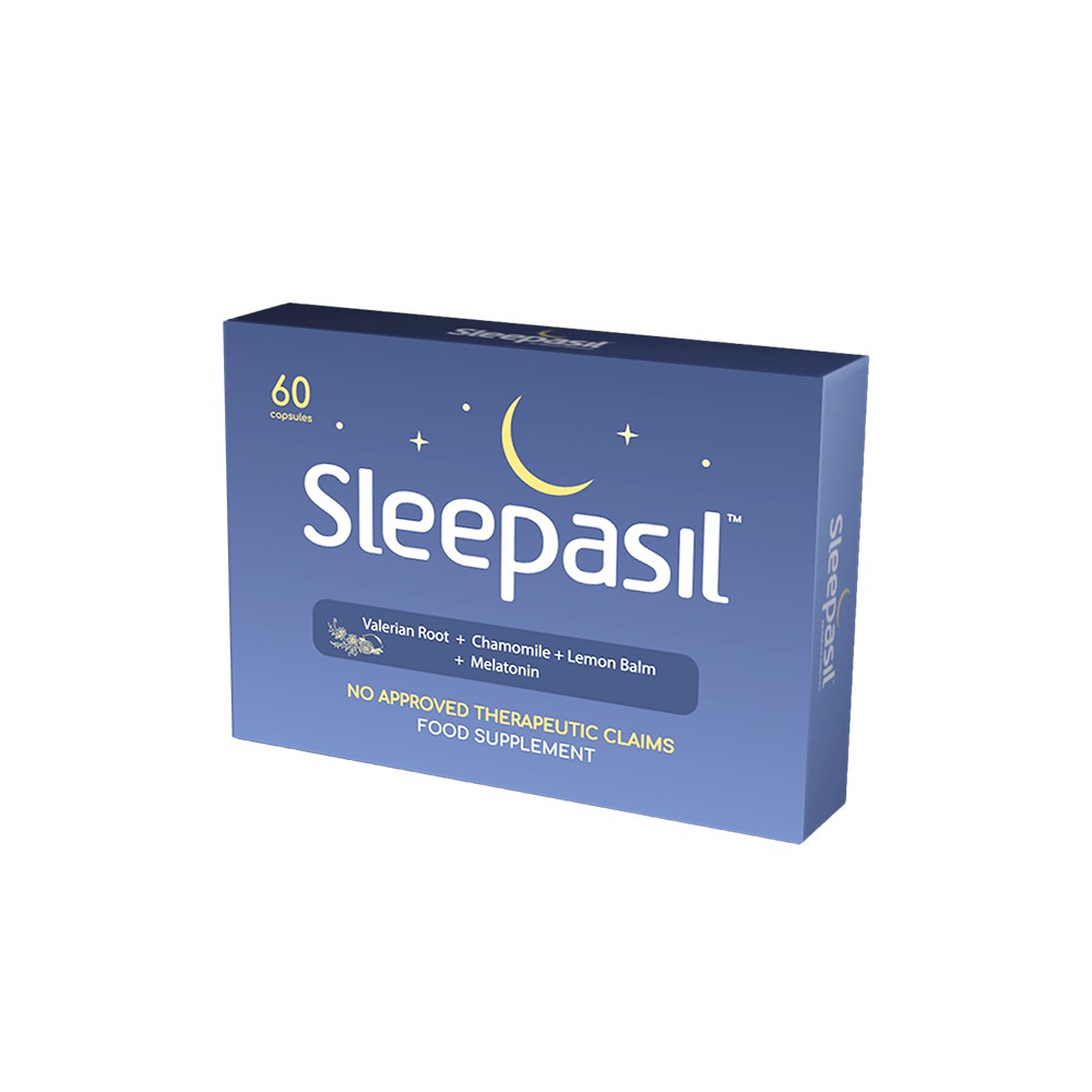Sleepasil Melatonin & Magnesium Supplement (60 Capsules) | Shopee ...