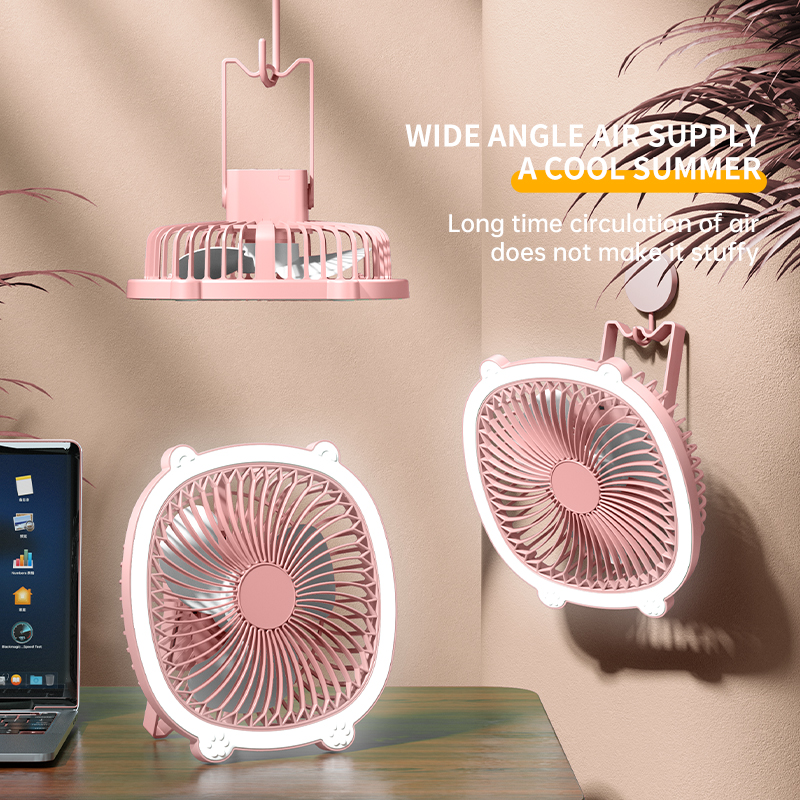 Mini Small Fan Desktop Desktop Portable Fan Household Dormitory Hanging ...