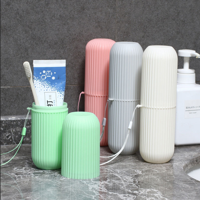 1Pc Portable Toothbrush Cup Bathroom Toothpaste Holder Storage Case Box ...