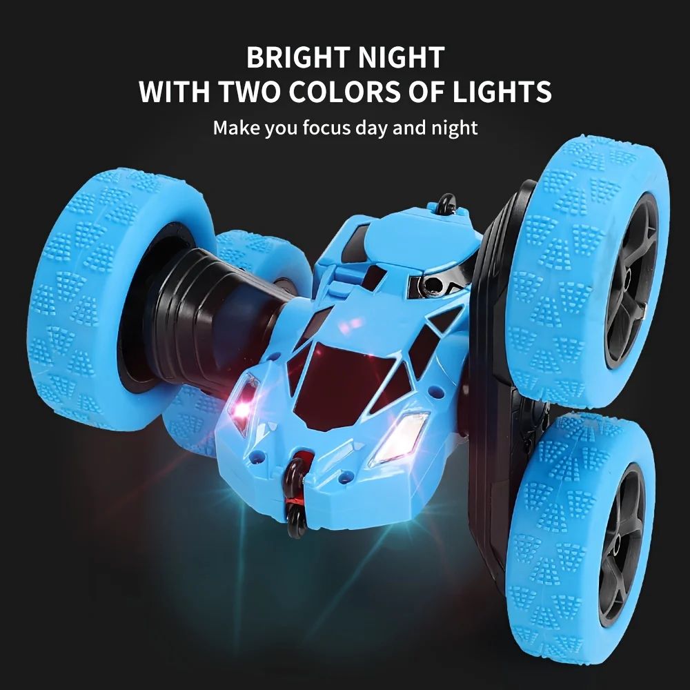 Rc Car High-Speed Double-Sided Remote Control Flip Stunt Cars 2.4G Wireless Cool Children's Toys ...