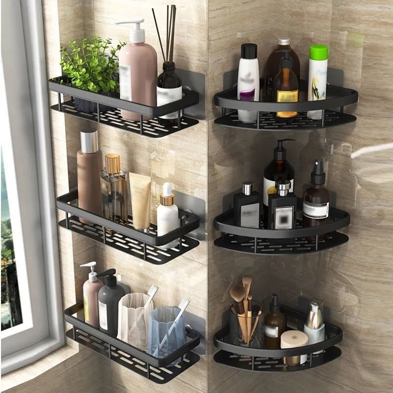 Bathroom Storage Rack, 1Pc Non Perforated Wall Mounted Toilet ...