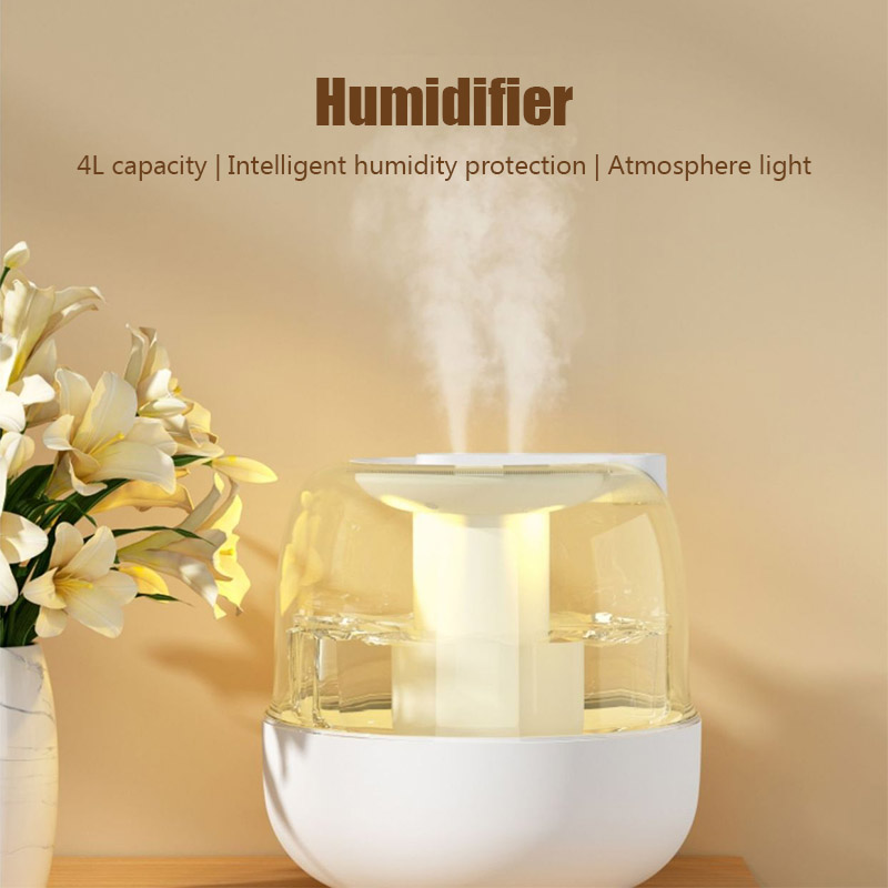 4L Capacity Humidifier Intelligent Humidity Protection Atmosphere Light ...