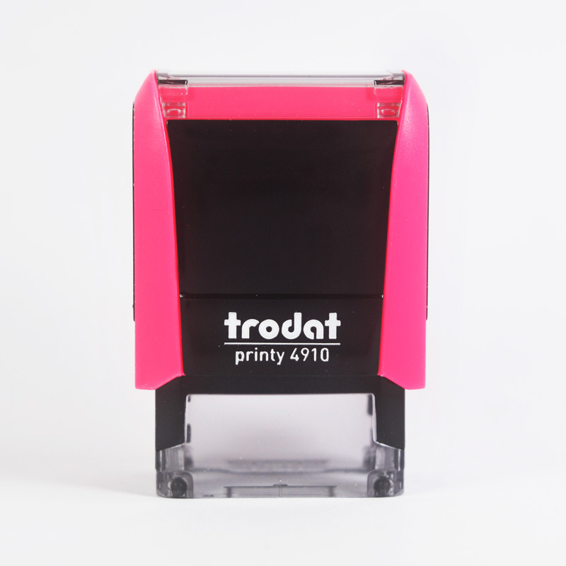 1pc Back Ink 4910 Seal Dumping Bucket Square Text Seal Signature Seal ...