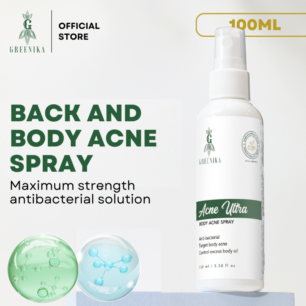 [ BODY ACNE SPRAY ] Greenika Acne Ultra Acne Body Spray w/ Salicylic ...