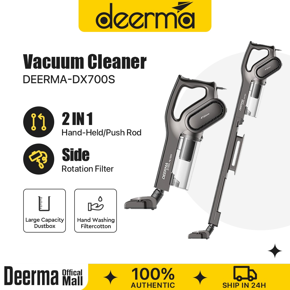 Deerma DX700/DX700S 2 in 1 Handheld Vacuum Cleaner with HEPA Filter ...