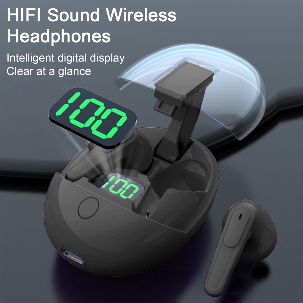 Pro One Bluetooth Wireless Headset with Touch Control and Digital LED ...