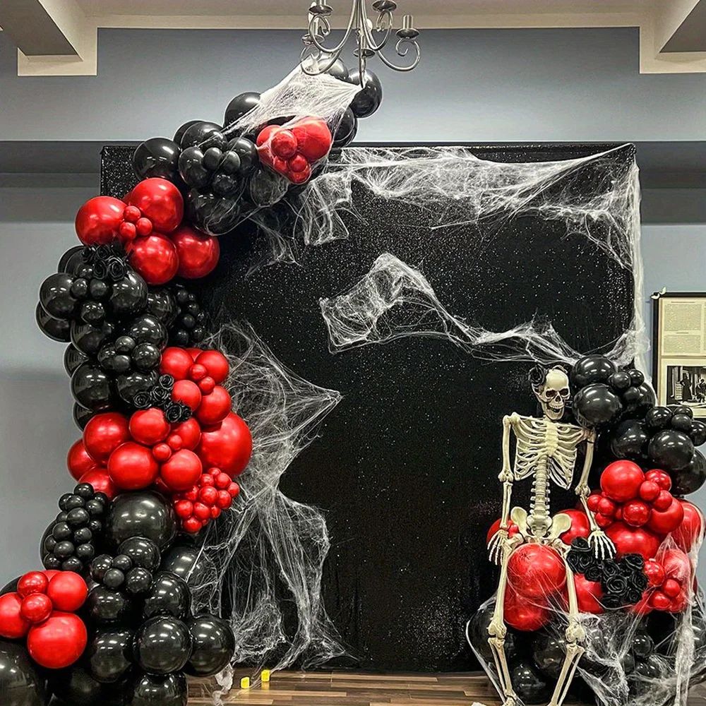 Halloween latex balloon arch kit, Day of the Dead, birthday party ...