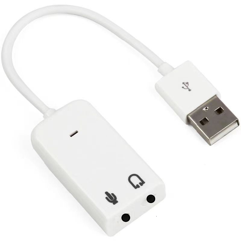 USB Audio Adapter External Sound Card with 3.5mm Headphone and ...
