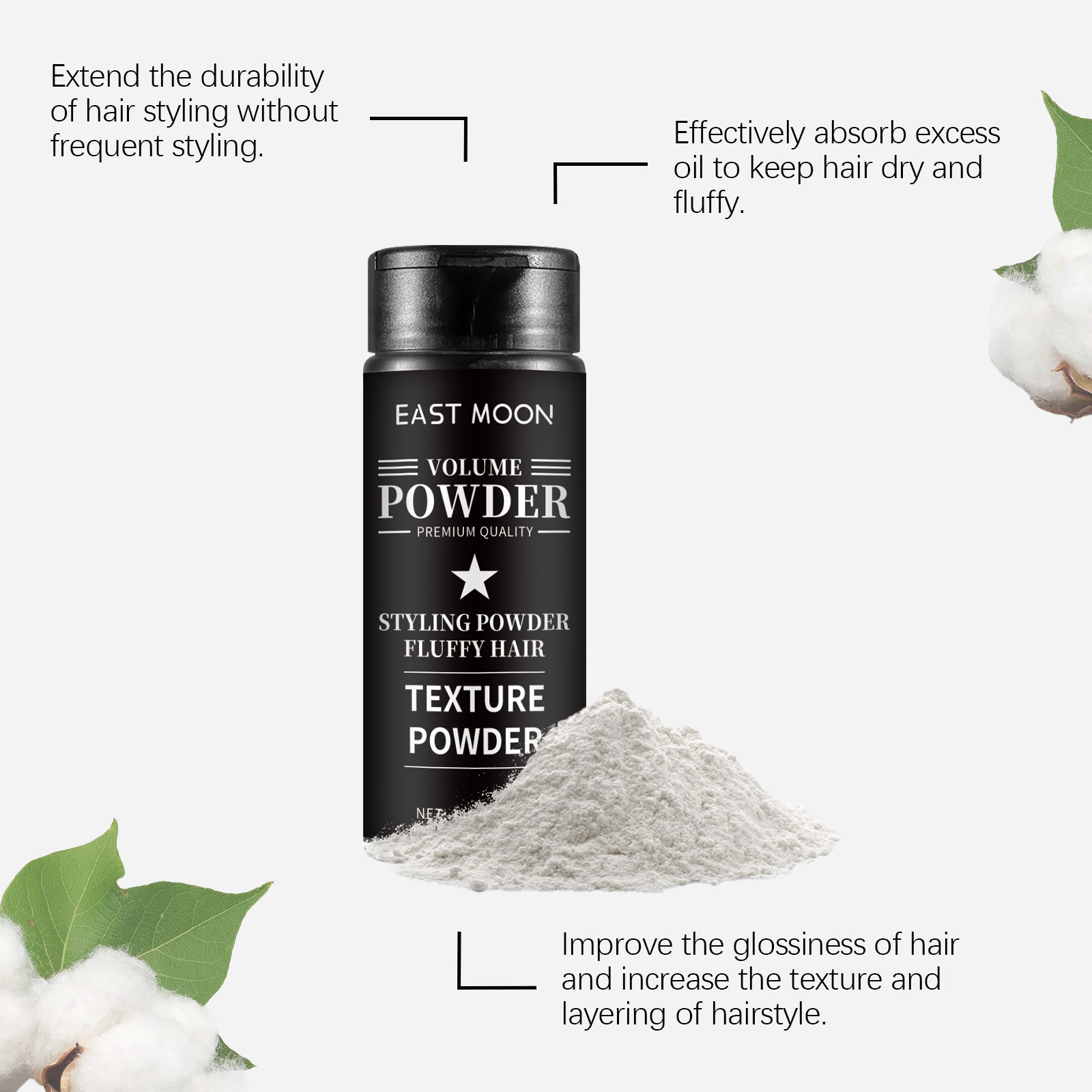 Styling Powder, Fluffy Hair, Texture Powder, Natural Hair Powder, Curls ...