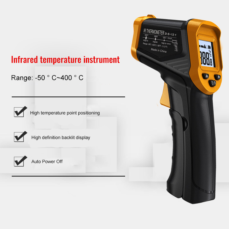 Infrared thermometer gun temperature gun thermometer handheld ...