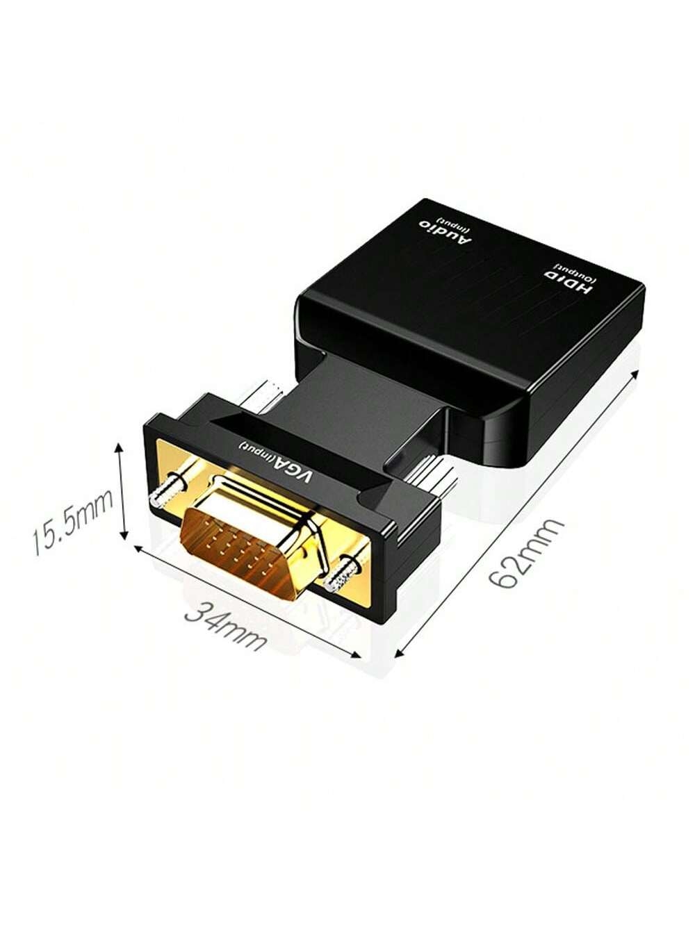 VGA to HDMI Adapter Converter with Audio PC VGA Source Output to TV ...