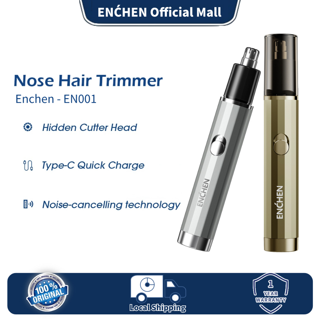 Enchen Electric Nose Hair Trimmer Waterproof Nose Trimmer Nose Shaver ...