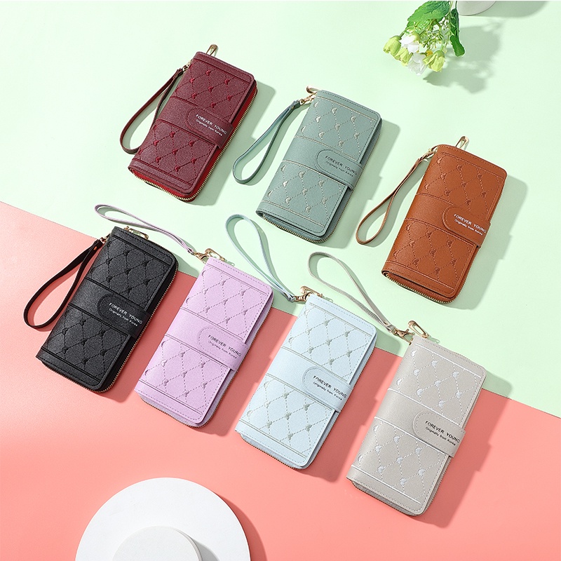 UISN #6097 Korean Wallet Fashion Long Women wallet Card package Wallet ...