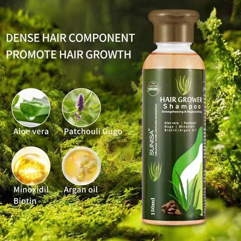 Sunisa Extreme Hair Grower Shampoo 150ml with Biotin Minoxidil Aloe ...