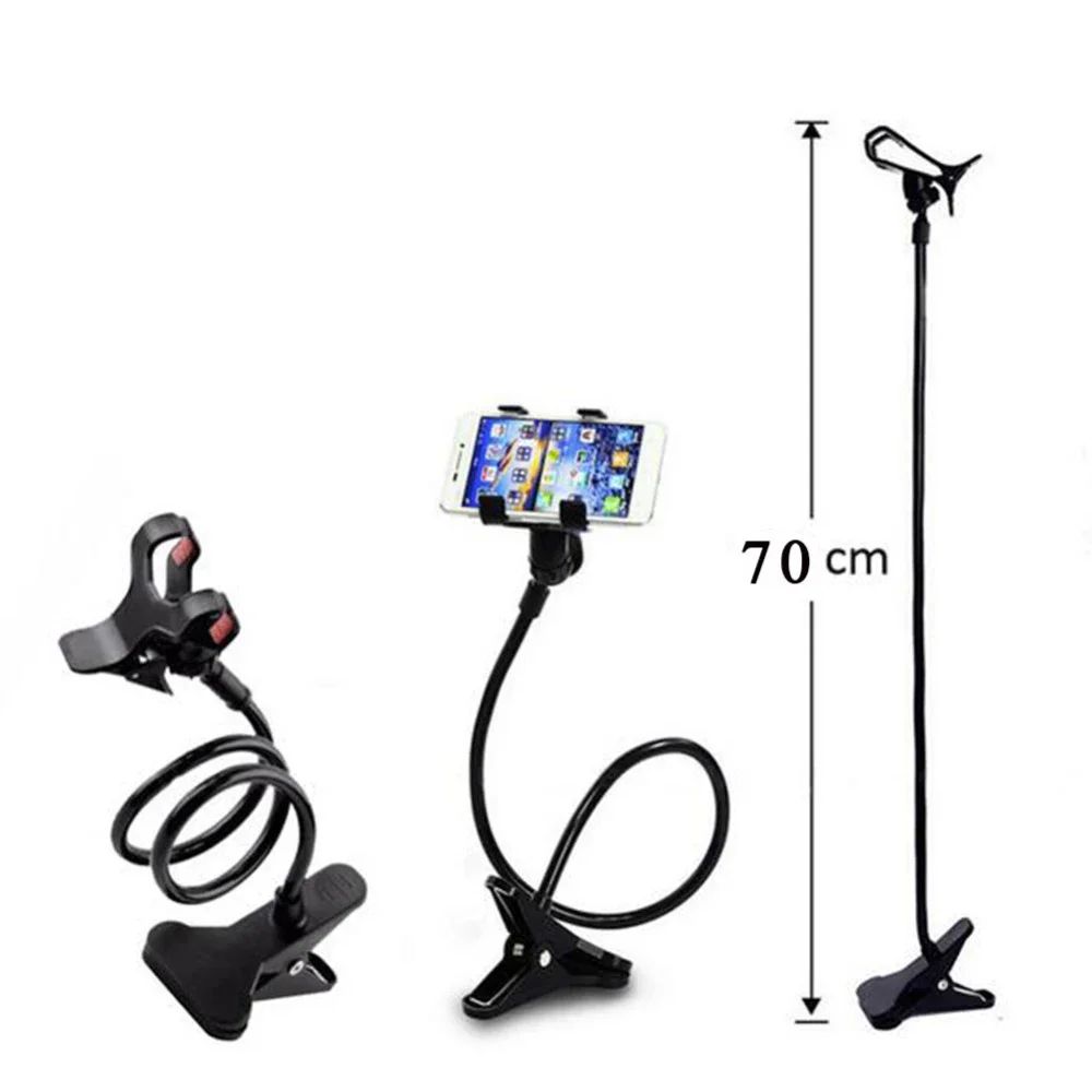 Universal Gooseneck Phone Stand - 360° Adjustable Long Arm with Bedside ...