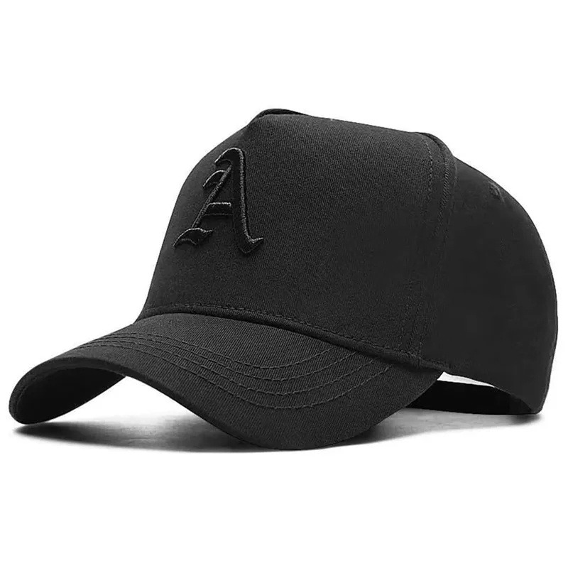 High Top A Letter Baseball Cap Extra Large Head Circumference Men's Cap ...