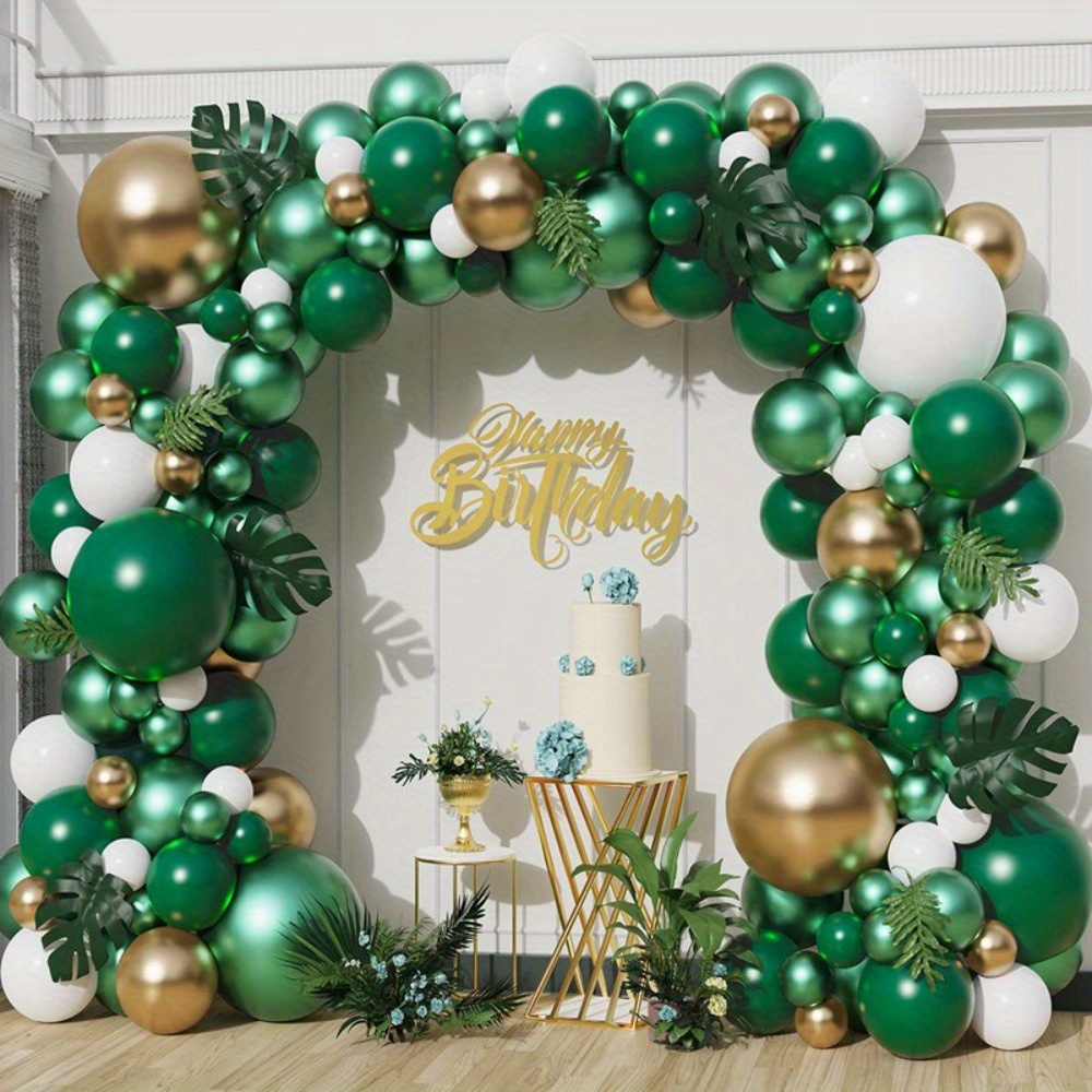 105pcs Green Balloon Garland Arch Kit Wedding Ballon Birthday Party ...
