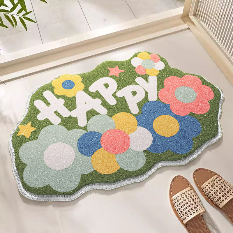 Floor mat home carpet anti-slip bathroom mat bath mat absorbent doormat ...