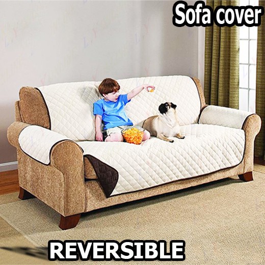 Sofa Cover Couch Coat Reversible Couch Coat Recliner | Shopee Philippines