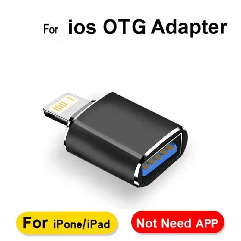 USB 3.0 OTG Adapter for iPhone iPad with HDMI to VGA Converter and 3.5mm to Type C Audio ...