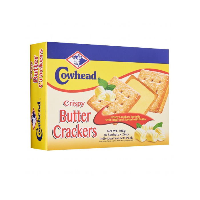 Cowhead Crispy Butter Crackers 208g | Shopee Philippines