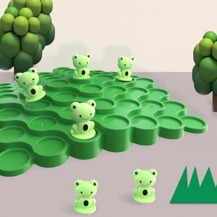 Frog Balancing Tree Game Children Balance Tree Toy Frog Balance Tree ...