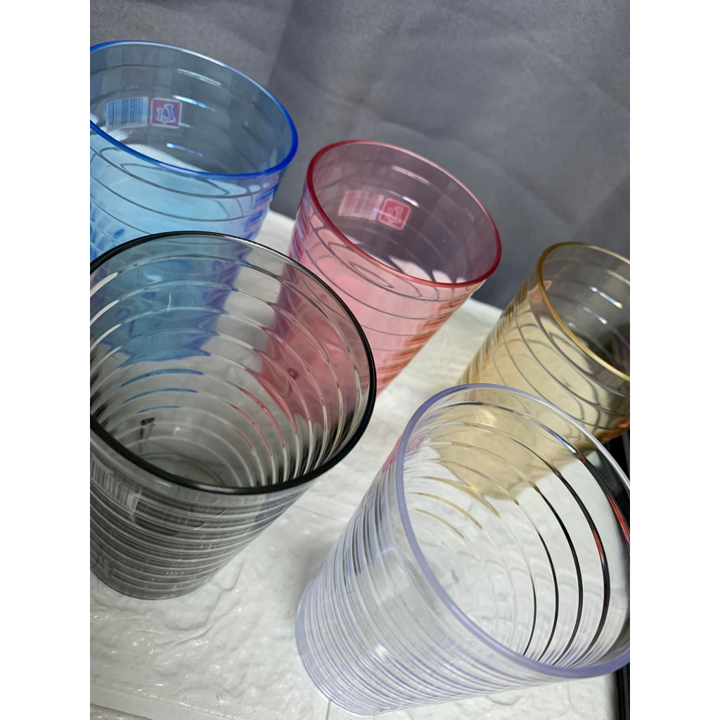 9pcs Cups for 100php Style Acrylic High Grade Plastic Drinking Cups / Christmas Exchange Gift ...
