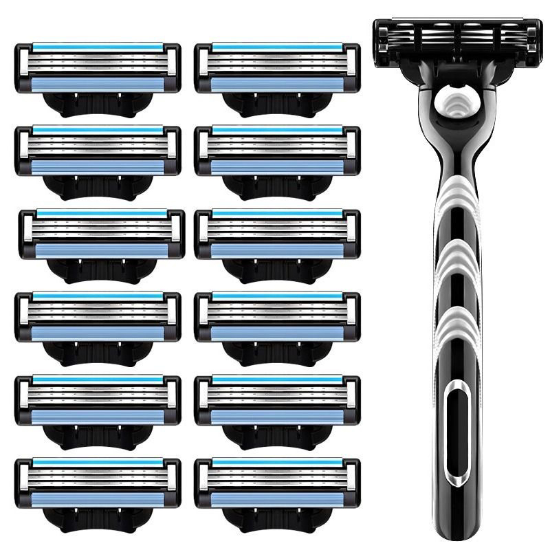 New Imported Razor Manual Razor Original 3-Layer Blade Men's Anti ...