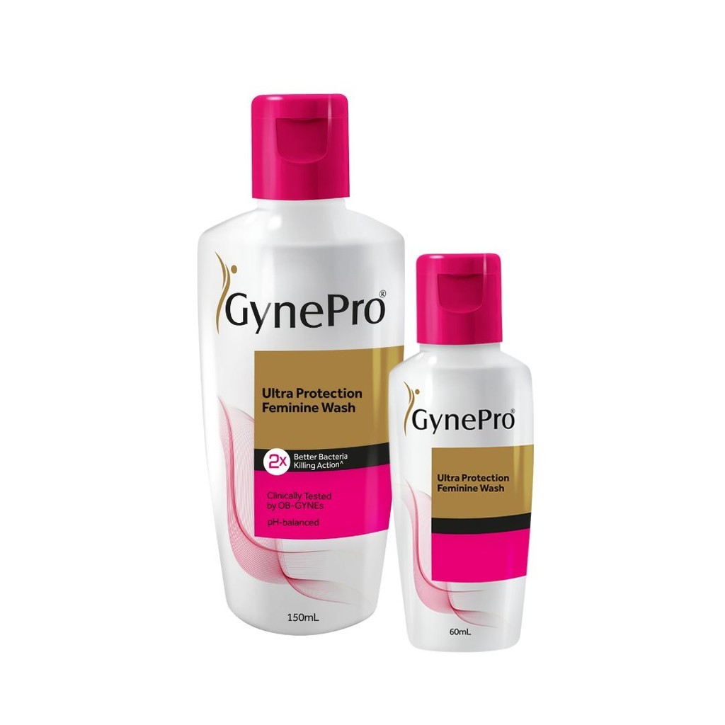 Gynepro Ultra Protection Feminine Wash 150ml + Free Gynepro 60ml ...