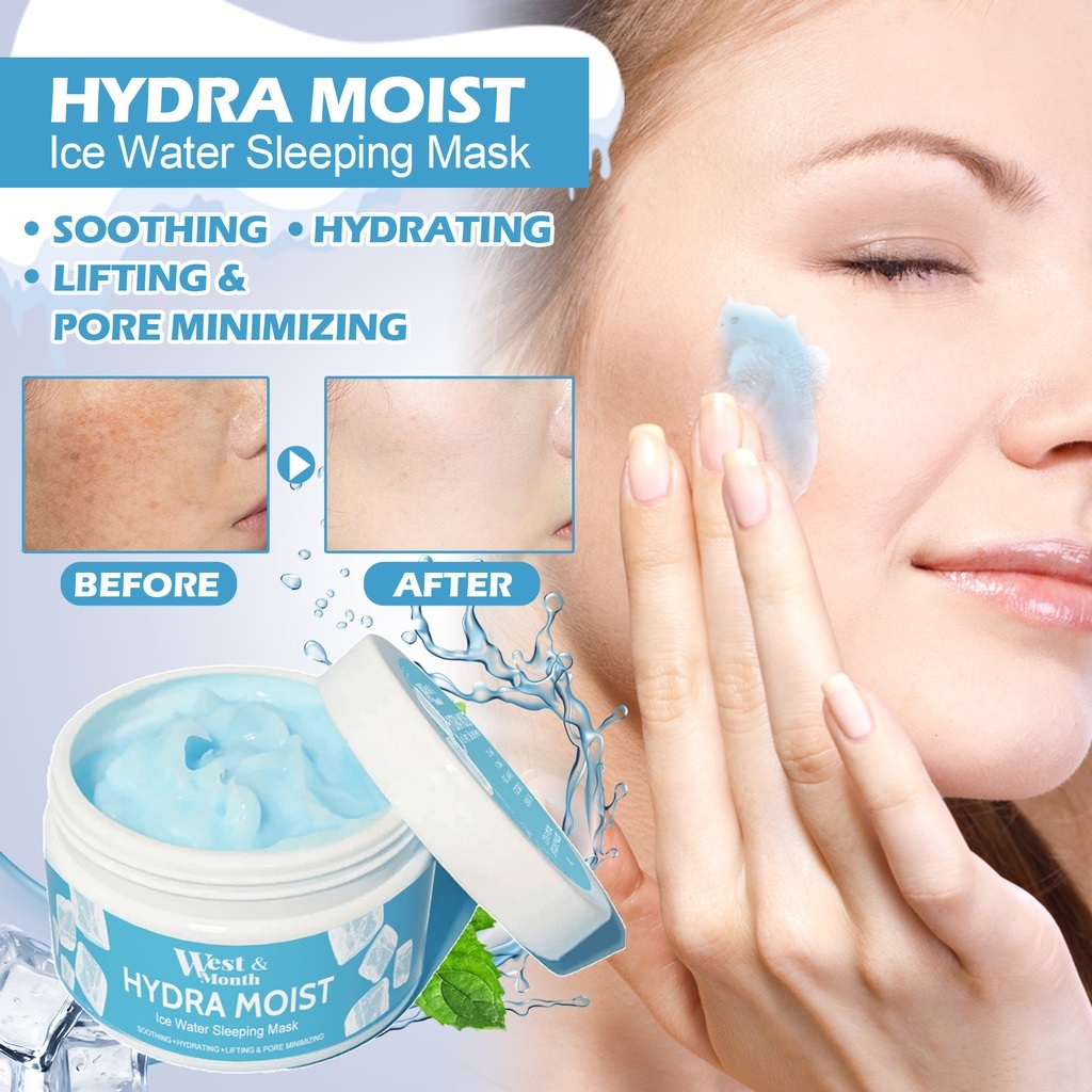 Hydra Moist Ice Water Sleeping Mask Collagen Firming Sleeping Mask ...