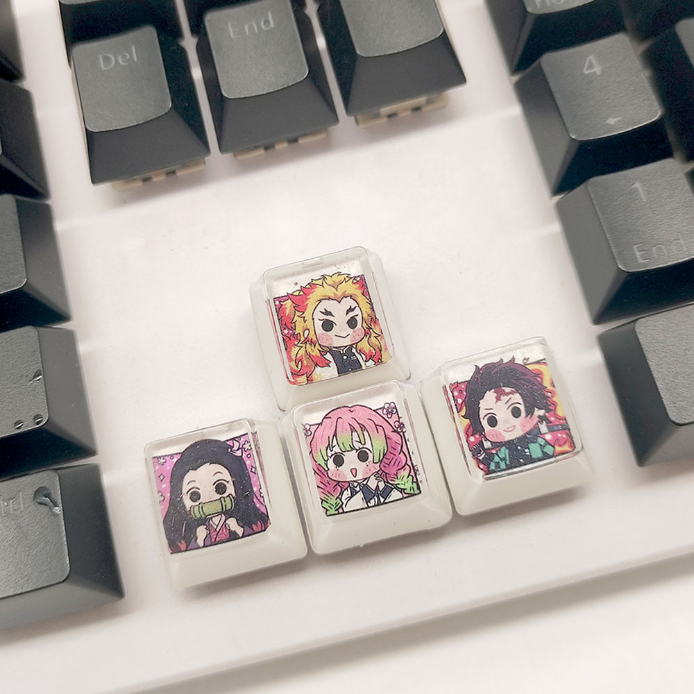 Key Caps Mechanical Keyboards Keycap Anime Resin Ggaming Artisan Oem ...