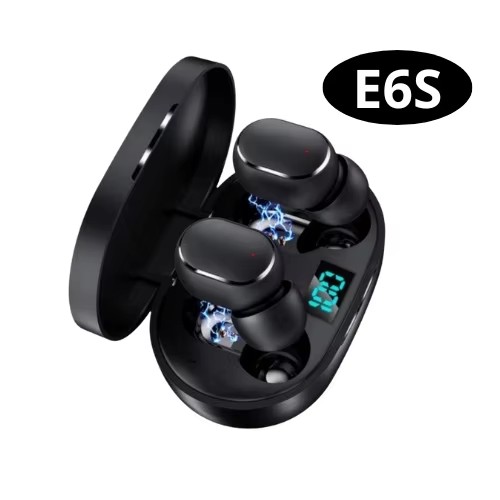 E6S tws Fone Bluetooth Earphones Wireless Headphones LED Display Noise ...