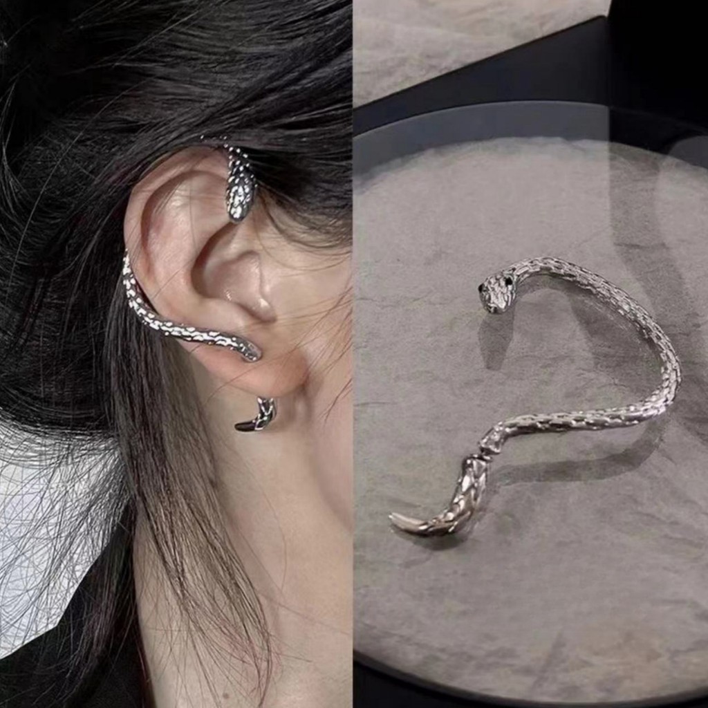 Cross-border Europe America Exaggerated Punk Unique Ear Hook Winding ...