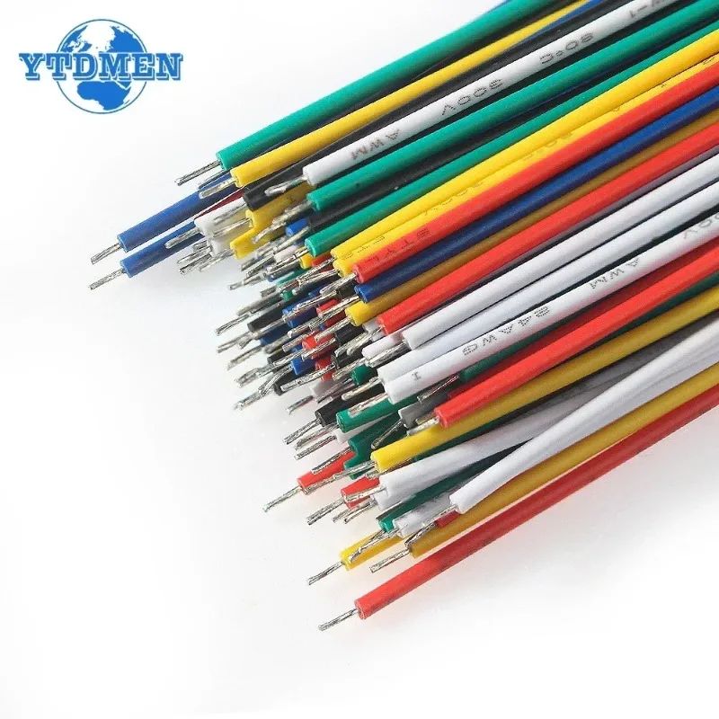 120PCS 6 Color Tin-Plated Breadboard PCB Solder Cable 24AWG / 26AWG ...