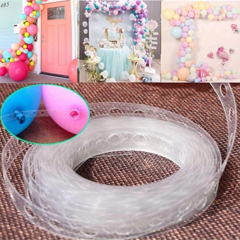 Transparent Balloon Decorating Strip Connect Chain DIY Balloon Arch ...