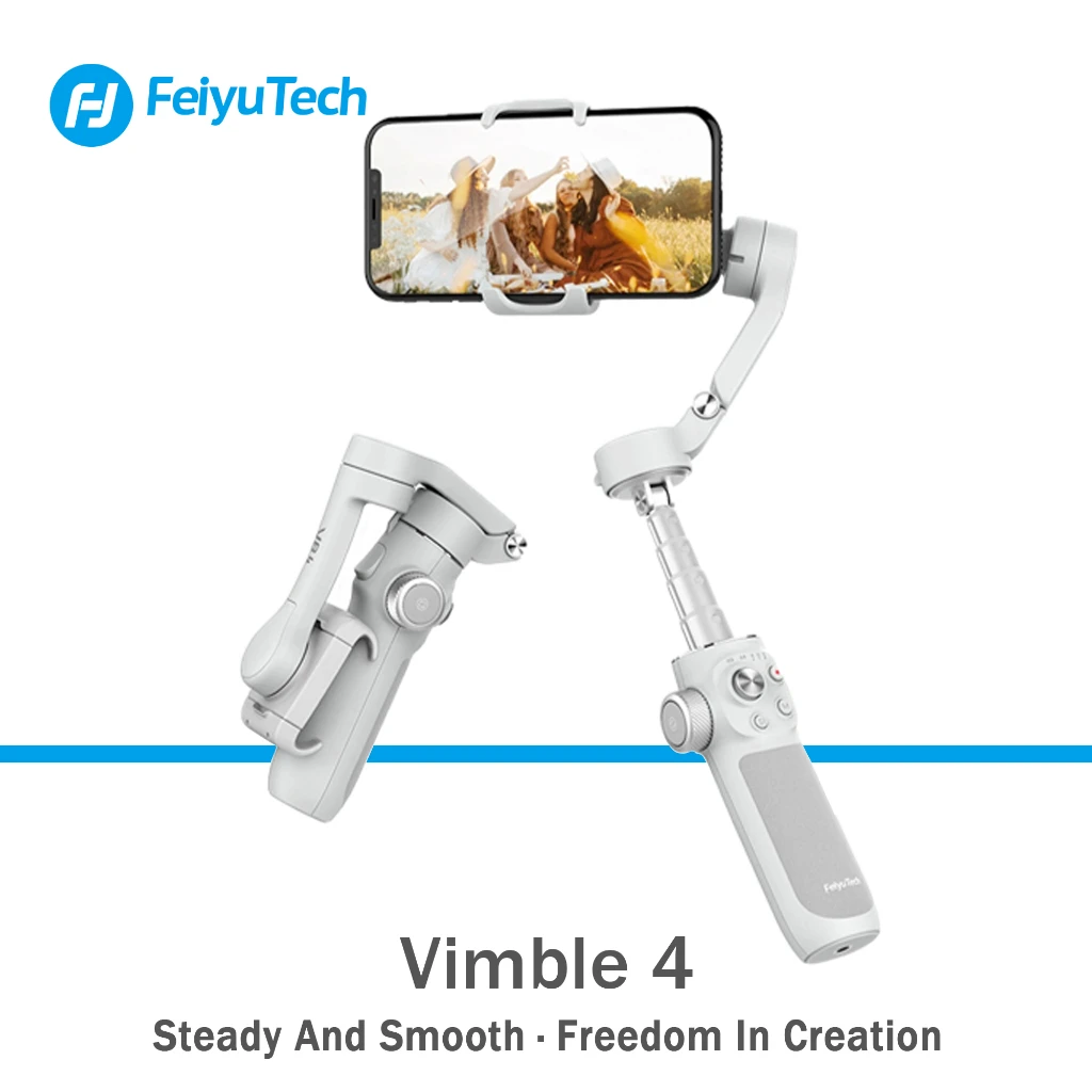 FeiyuTech Official VB4 VB4SE VIMBLE 4Smartphone Stabilizer Face Tracking 3-Axis Gimbal Portable ...