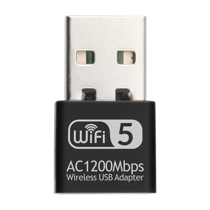 Wifi USB Adapter 1200Mbps Mini Network Card AC1200 WI-FI 5 Wireless Lan ...