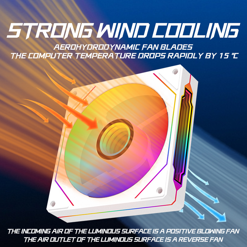 Argb Prism 4pro Laptop Fan Controller PC Case Heat Dissipation Luminous ...