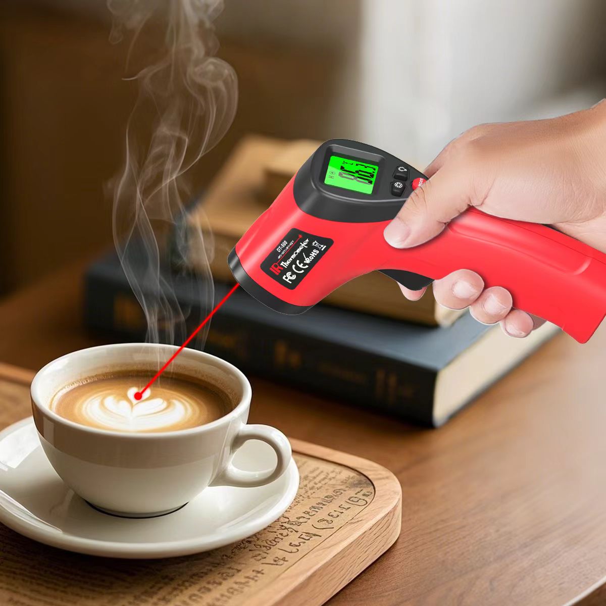 Infrared Thermometer -50℃~500℃ Non-Contact Laser Temp Gun with Backlit ...