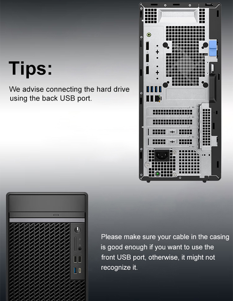 External Hard Drive Case 2.5 Inch USB 3.0 to SATA HDD SSD Enclosure ...