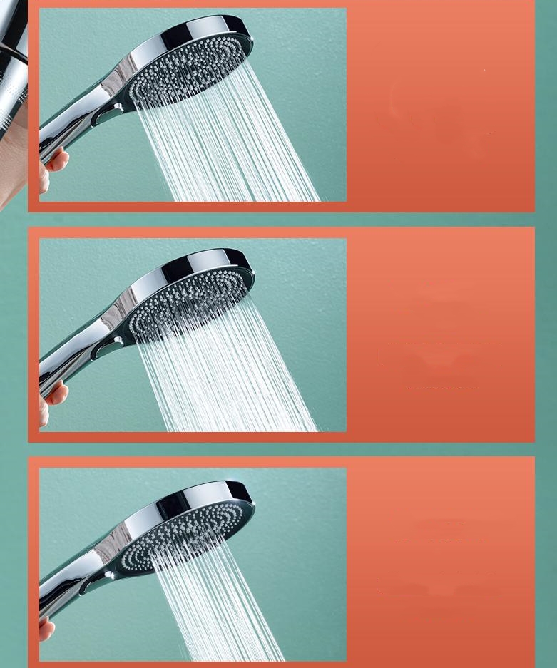 Handheld Shower Head, Round Starry Sky Pressurized Showerhead, High ...