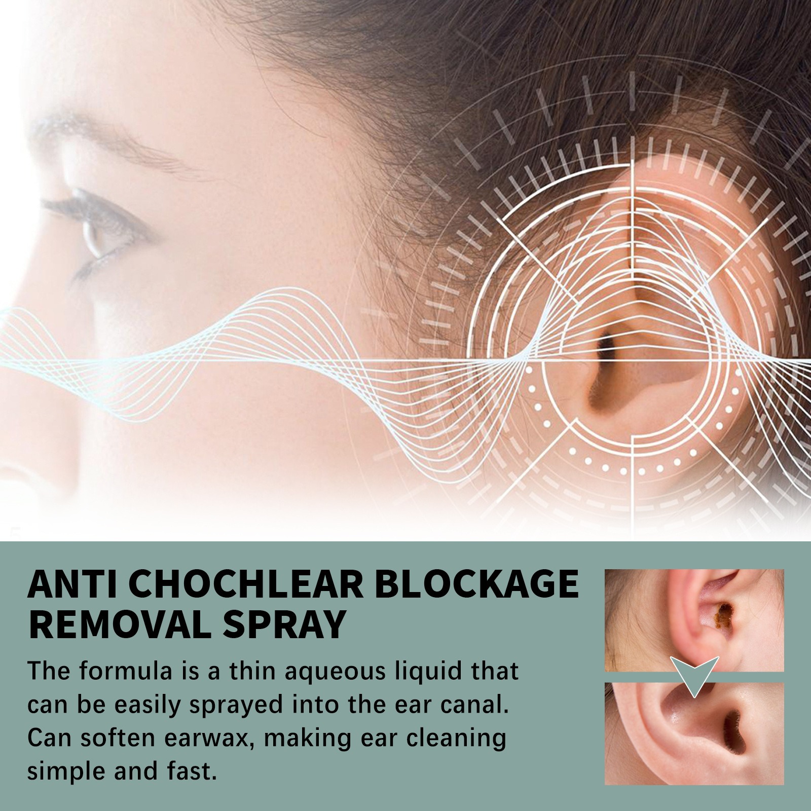 OUHOE Anti-Tinnitus Spray 30ml | Eases Ear Discomfort & Reduces Earwax ...