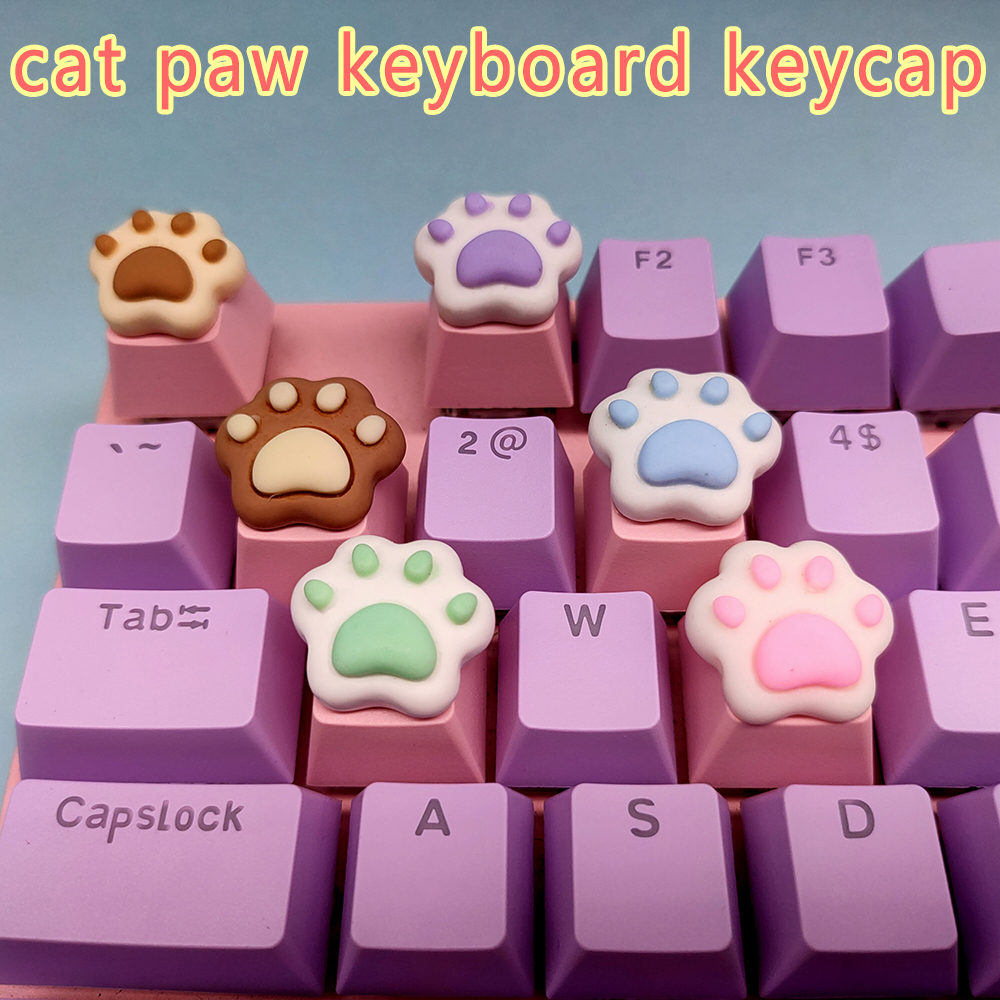 Cat Paw DIY Custom Mechanical Keyboard Caps for Cherry MX Switch Game ...