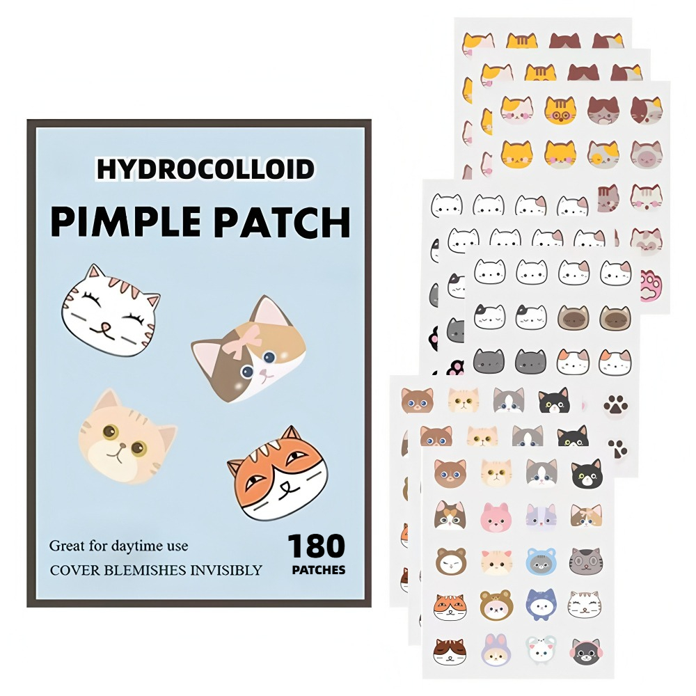 Animal Acne Pimple Patches, Waterproof Blemish Covers, Fast Healing ...