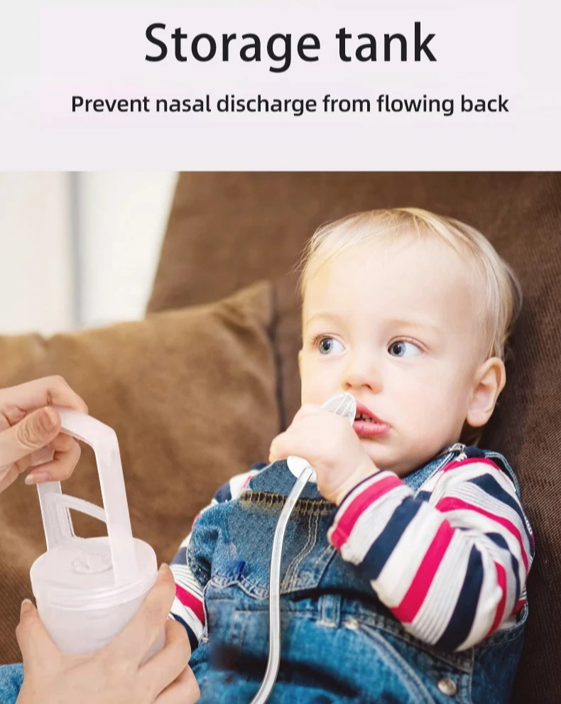 Baby Nose Vacuum Suction Cleaner Handheld Tool for Congestion Relief ...