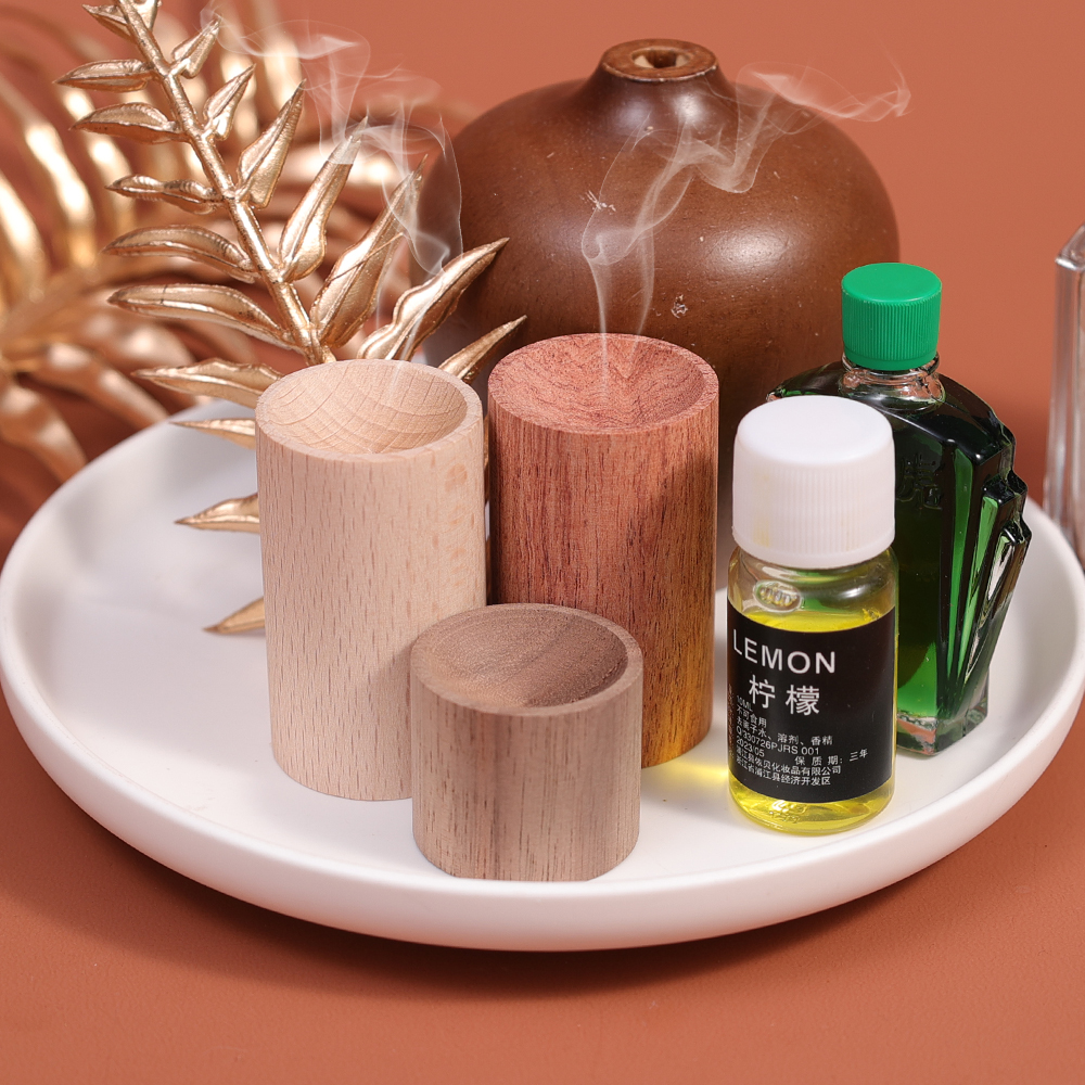 Wooden Essential Oil Diffuser Long-lasting Floral Slowly Volatile ...