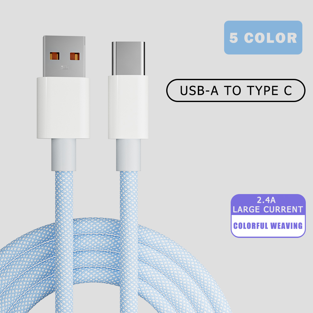 Braided Usb Micro To Type C Fast Charging Data Sync Charger Cable Cord Shopee Philippines